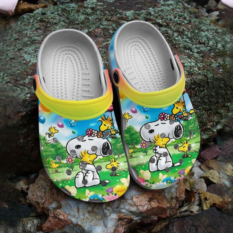 Adorable Snoopy And Woodstock Clogs For Kids And Adults - Bafud