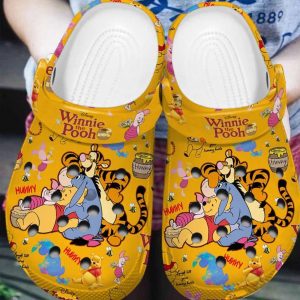 New Winnie The Pooh Clogs, Comfortable Cartoon Clogs For Kids And ...