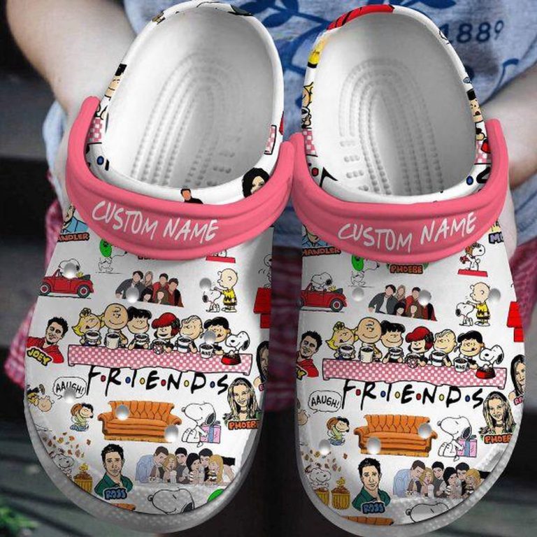 Personalized Snoopy FRIENDS Clogs, Fun And Safe For Outdoor Activity ...