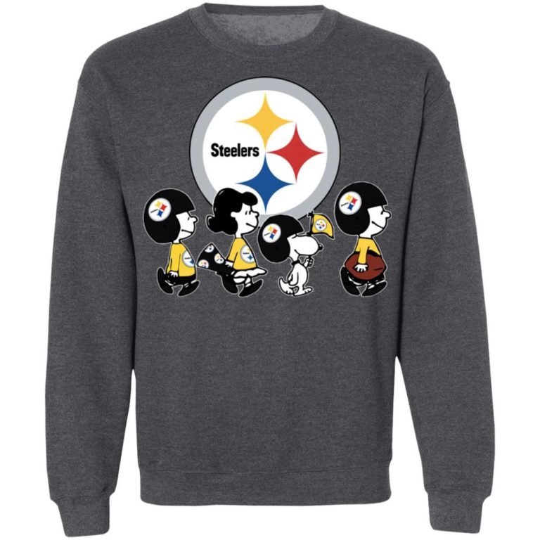 Peanuts Snoopy & Friends Cheer for Pittsburgh Steelers NFL Shirt: Show ...